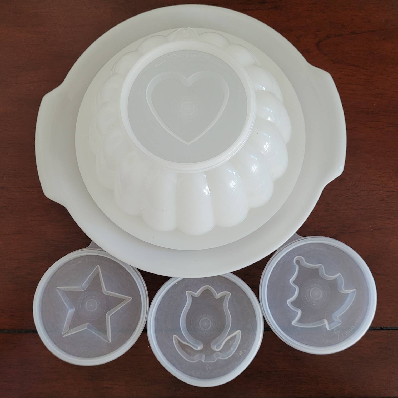 Tupperware Jello Mold Jel-n-serve Set 7 Piece - Etsy