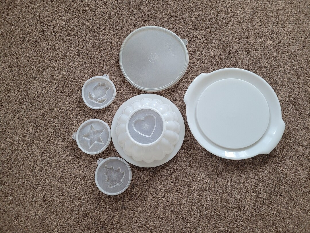 Tupperware Jello Mold Jel-n-serve Set 7 Piece - Etsy