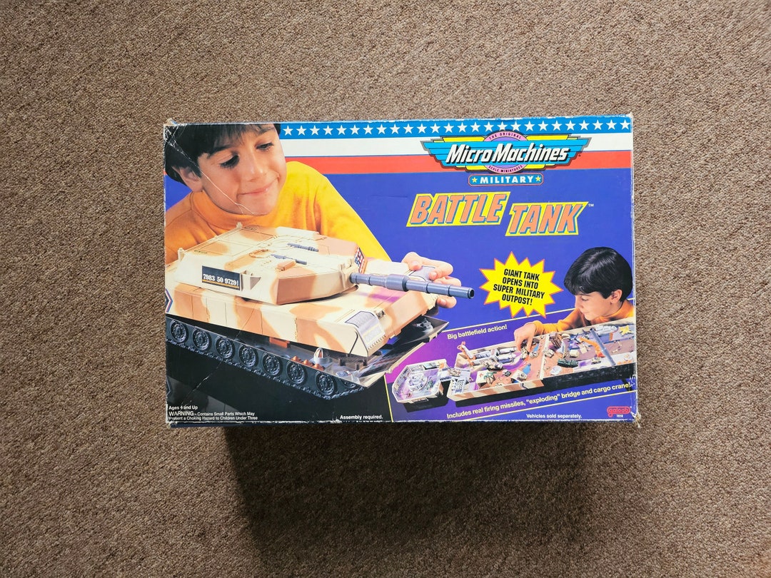 Micro Machines Battle Tank Galoob 1992 Incomplete - Etsy