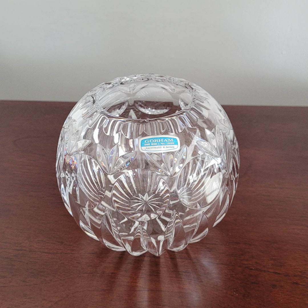 Hand Made Full Leaded Natchmann Gorham Crystal Bowl W. Germany - Etsy ...