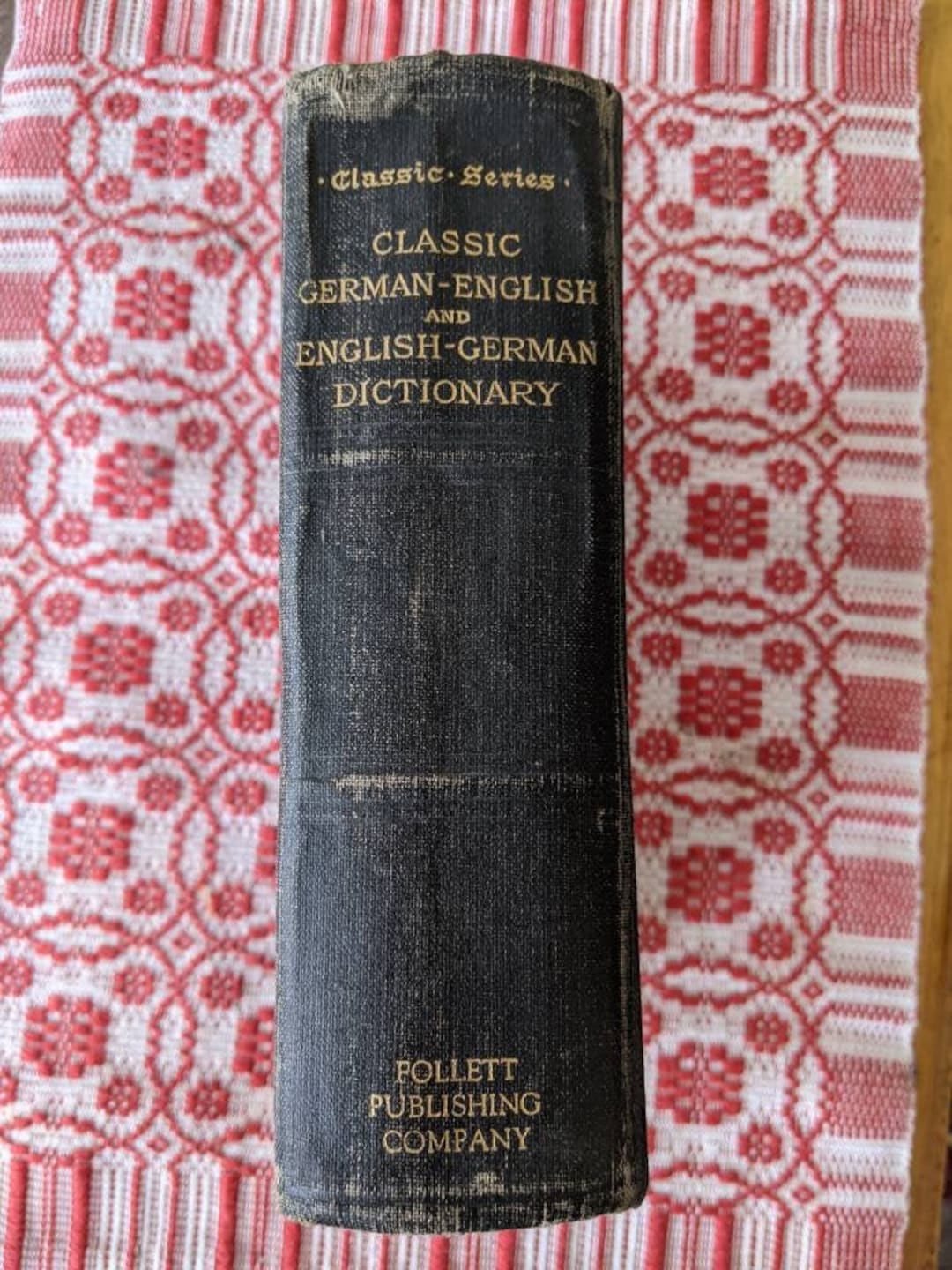 1926 Classic German-english and English-german Dictionary Follett ...