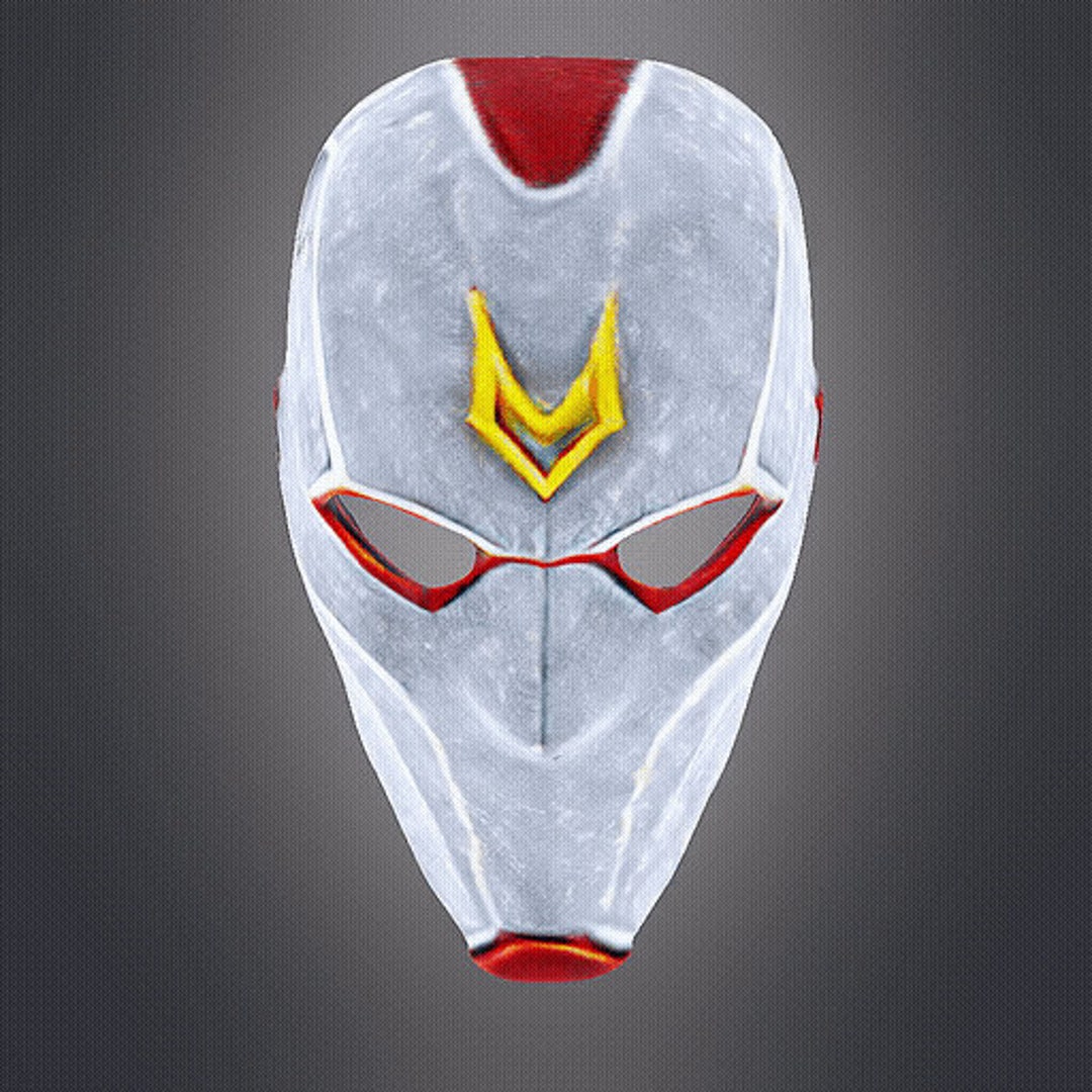 3D Superhero Mask Digital Download STL OBJ GLB Printing Files - Etsy