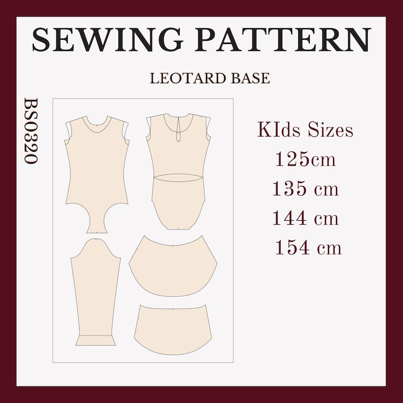 Leotard Pattern - Etsy