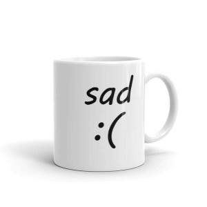 SAD Coffee Mug - Etsy
