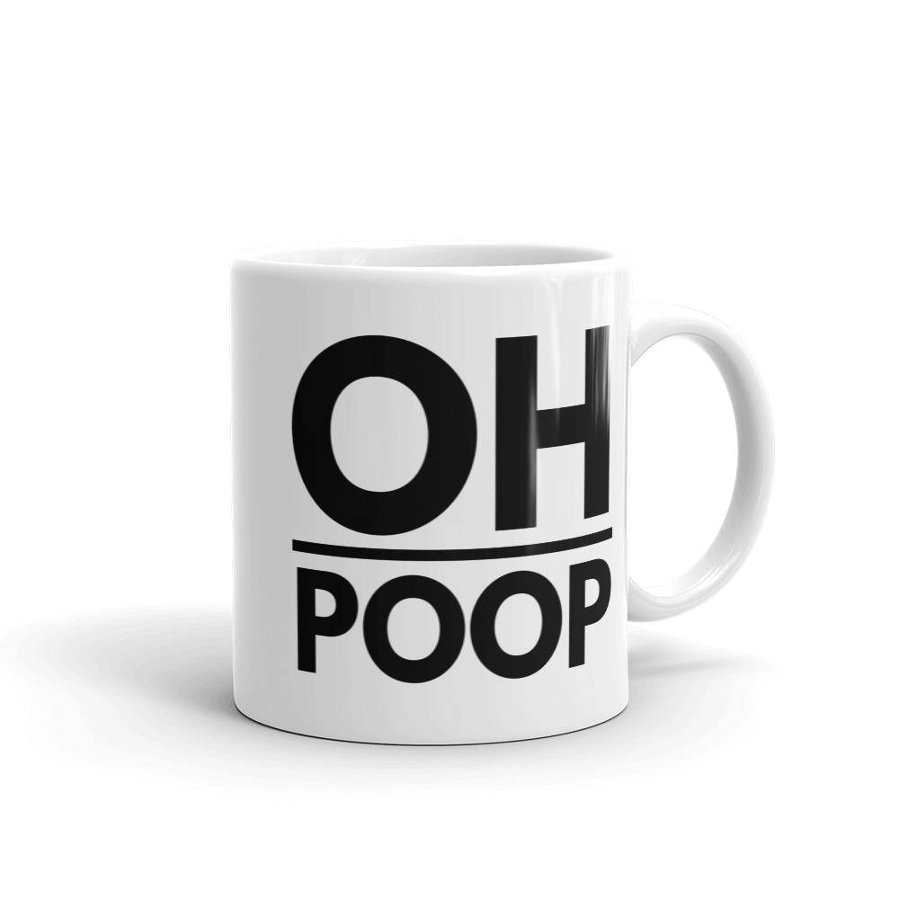 Oh Poop Coffee Mug - Etsy