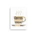 CANVAS Coffee Word Art on Canvas Wall Art Decoration Painting Unique ...