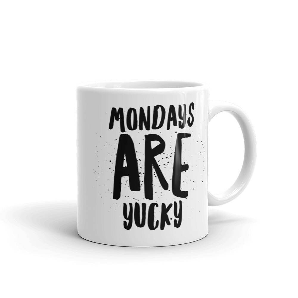 Los lunes son Yucky Coffee y Tea Sarcastic Funny Mug - Etsy España