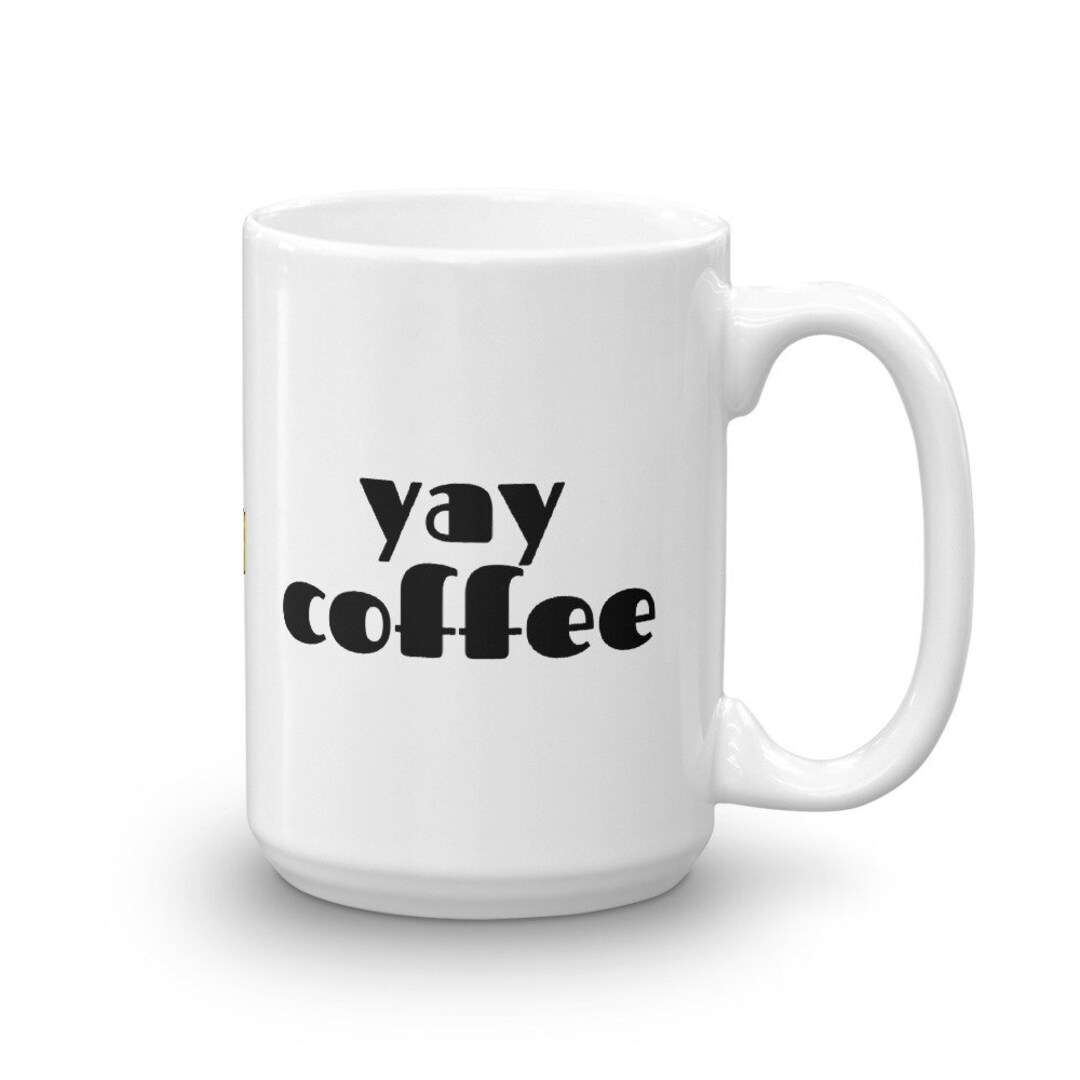 Yay Coffee Thumbs up Unique Funny Coffee Mug - Etsy UK