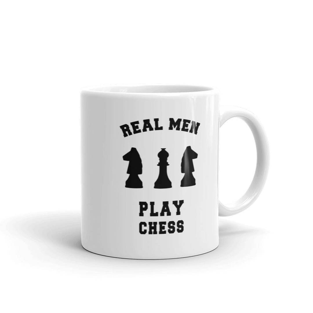 Real Men Play Chess Unique Coffee Mug - Etsy