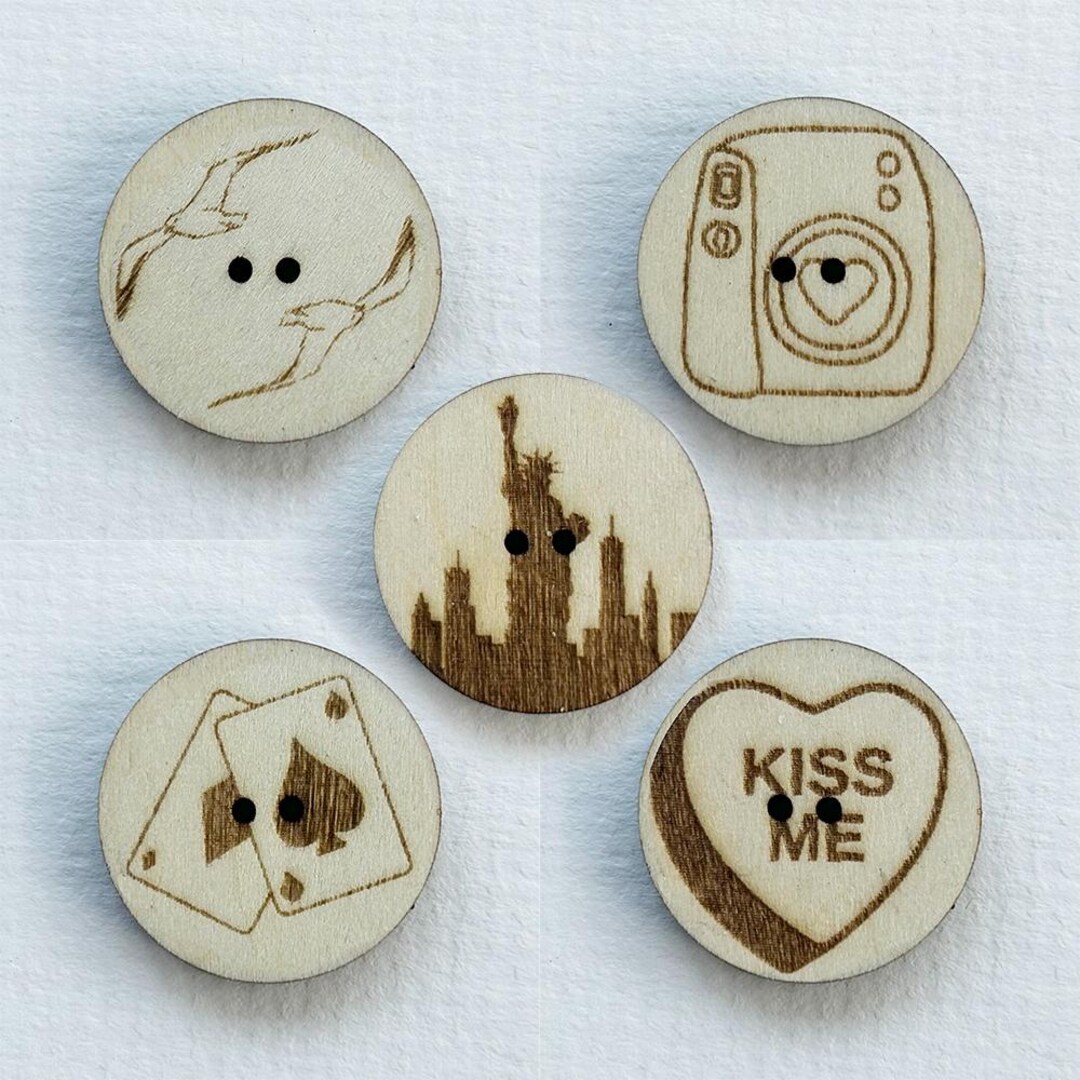 Taylor Swift-inspired Project Buttons | Laser Cut Basswood Button - Etsy