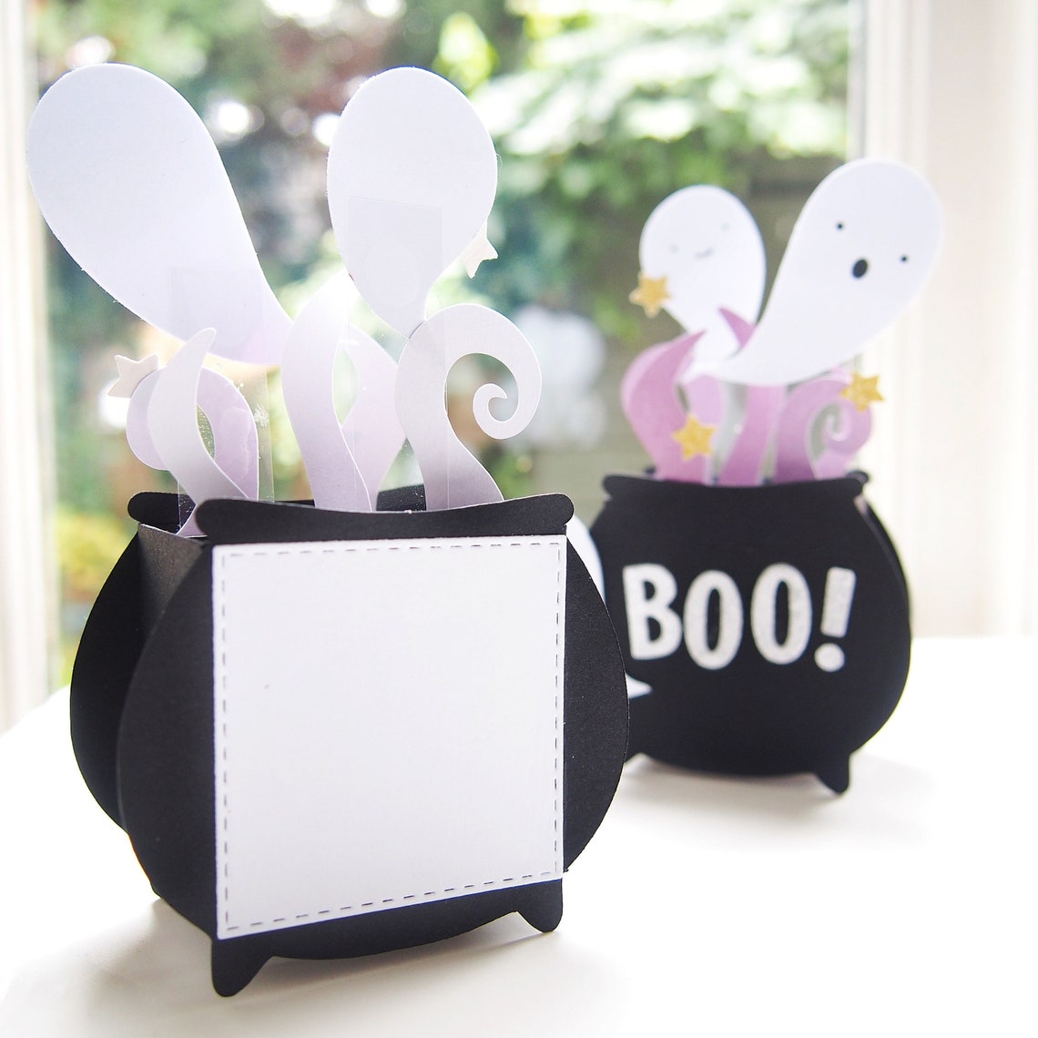 Pop-up Halloween 3D Cauldron Card Handmade | Etsy