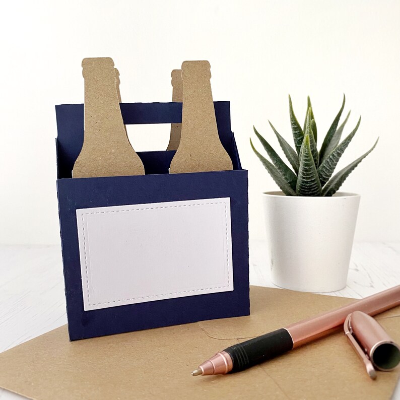 Beer Bottle Crate 3D Pop-up Card | Birthday / Father's Day | Dad ...
