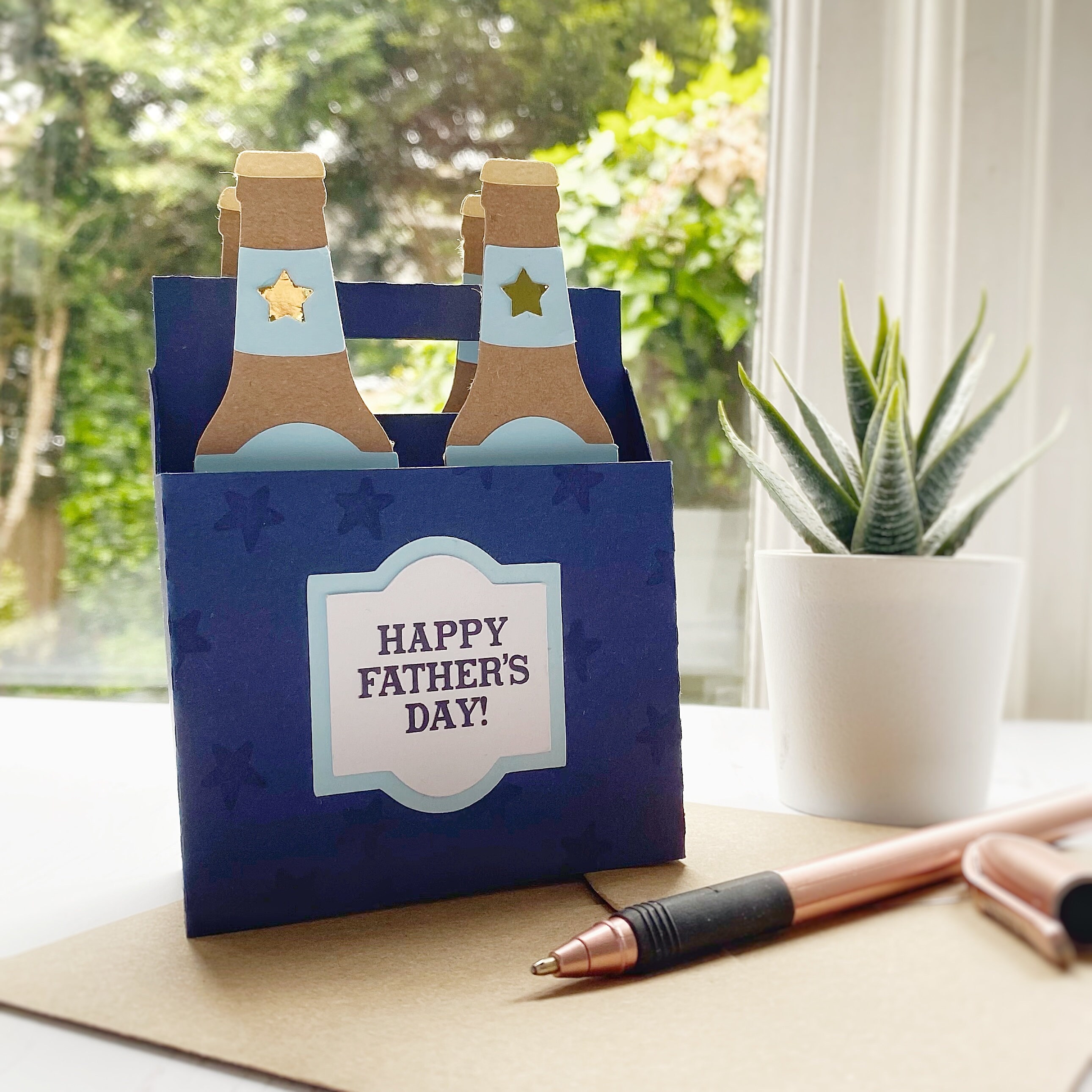 Beer Bottle Crate 3D Pop-up Card Birthday / Father's Day - Etsy UK