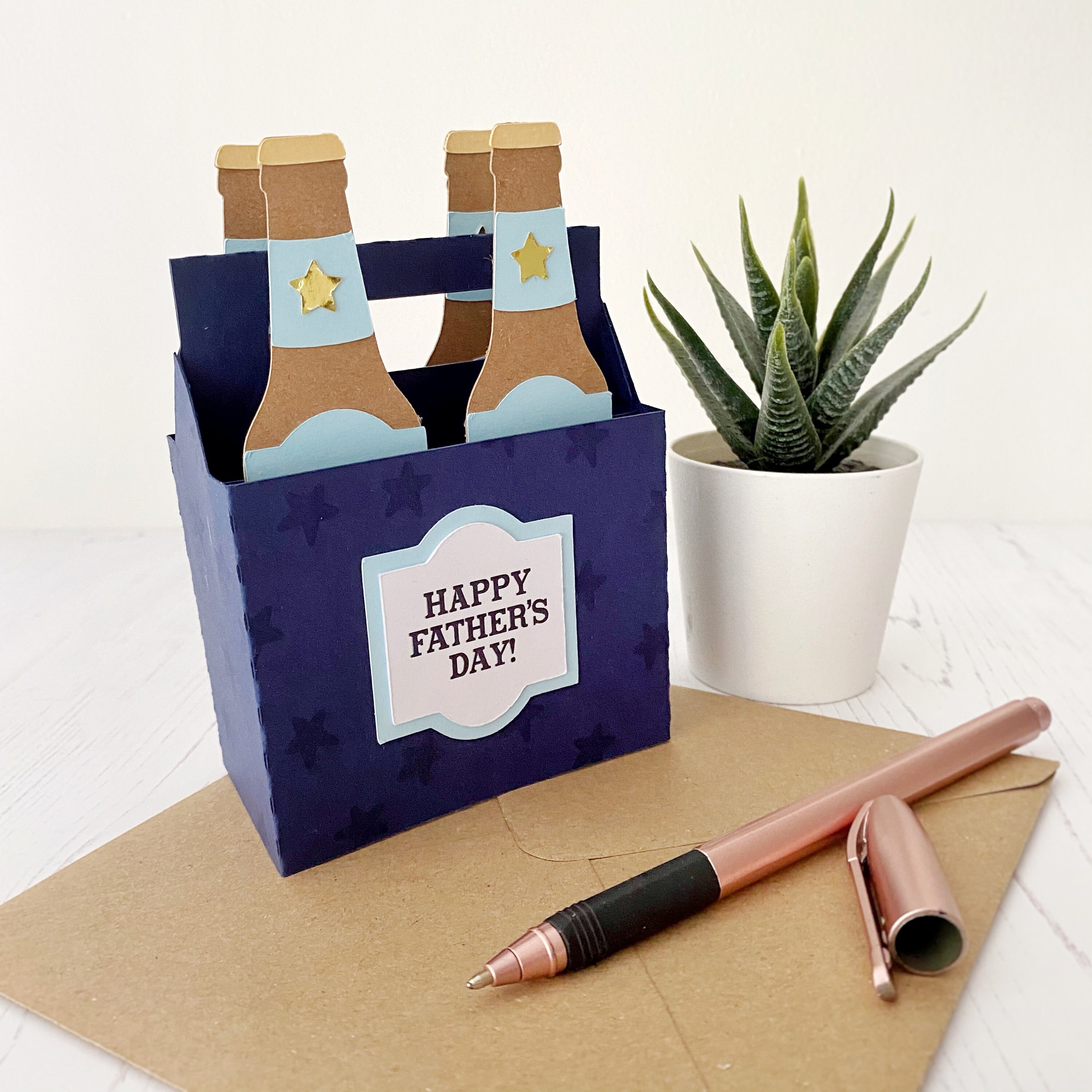 Beer Bottle Crate 3D Pop-up Card Birthday / Father's Day - Etsy UK