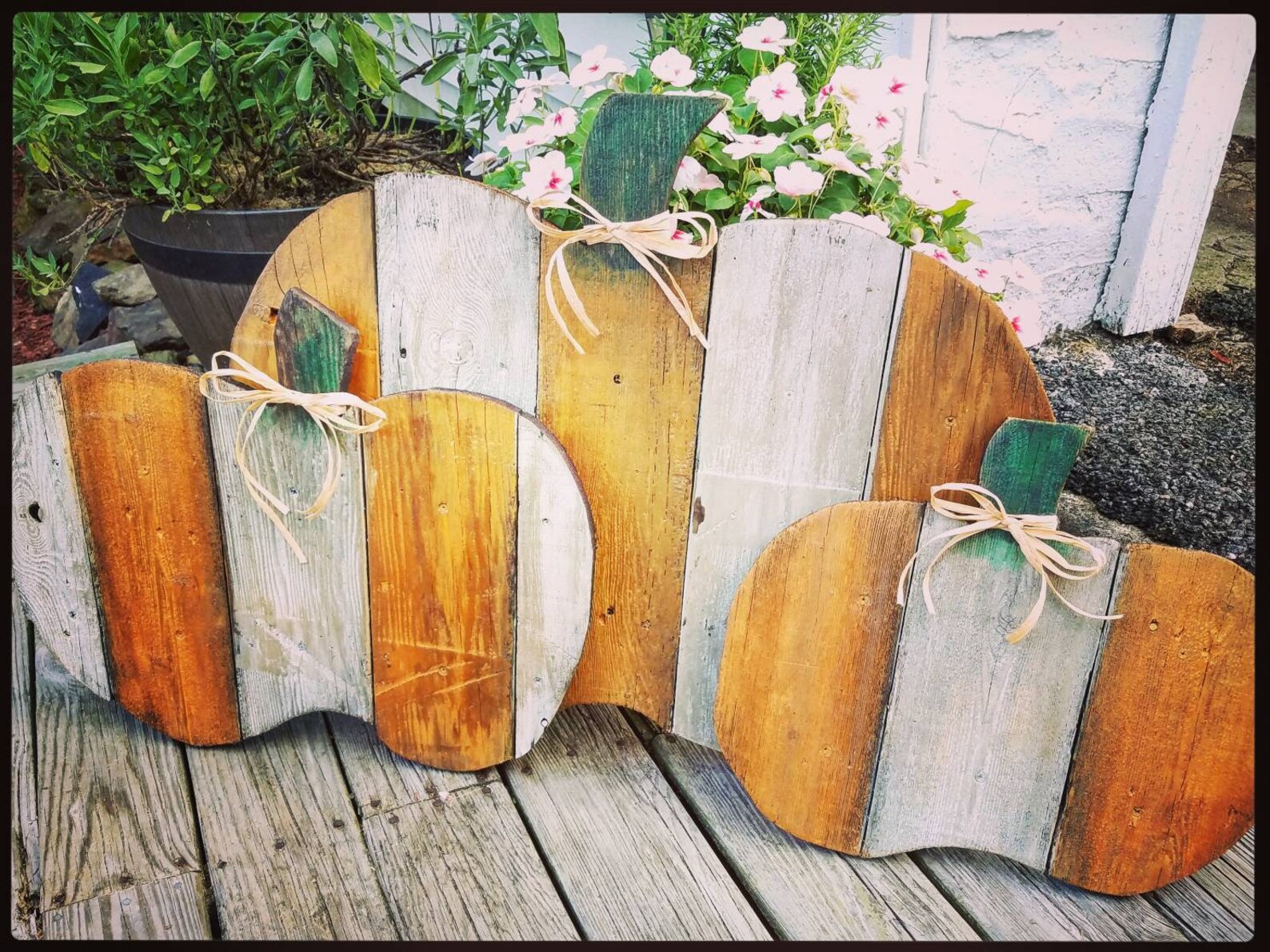 Rustic Reclaimed Pallet Wood Pumpkin Fall Decoration Autumn - Etsy