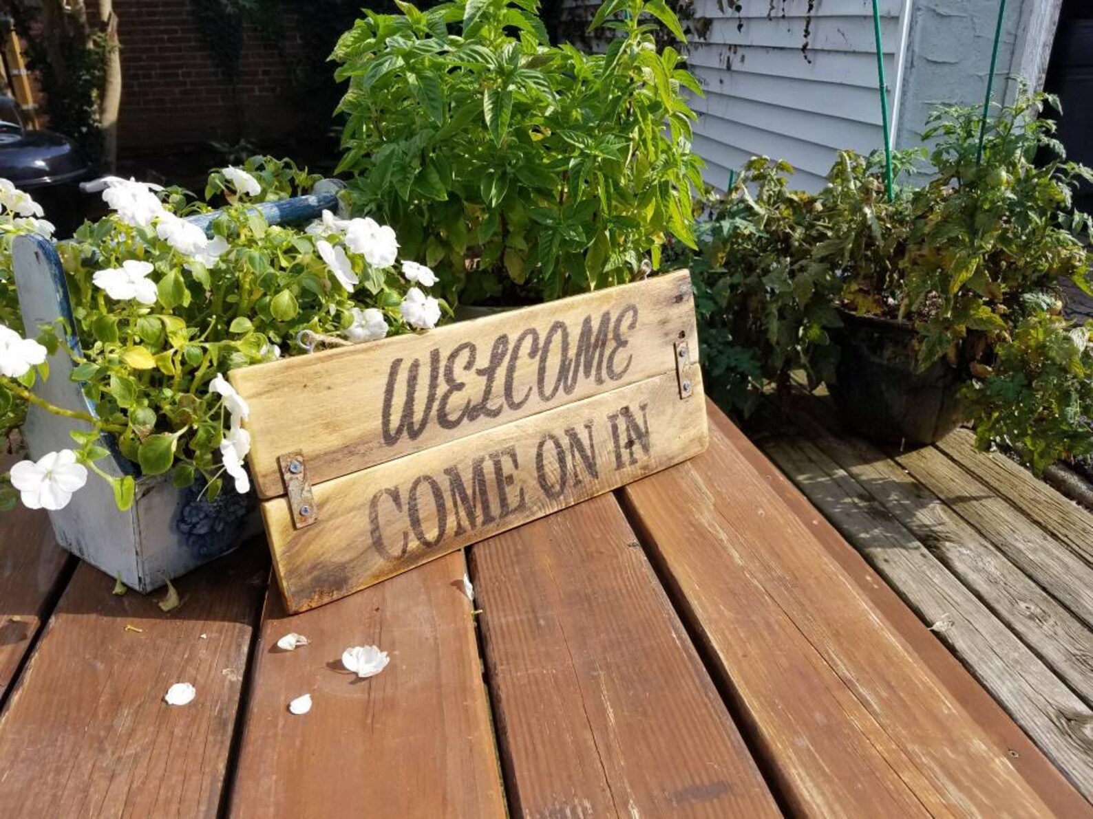 Pallet Wood Welcome Sign Door Sign Office Door Sign Porch - Etsy
