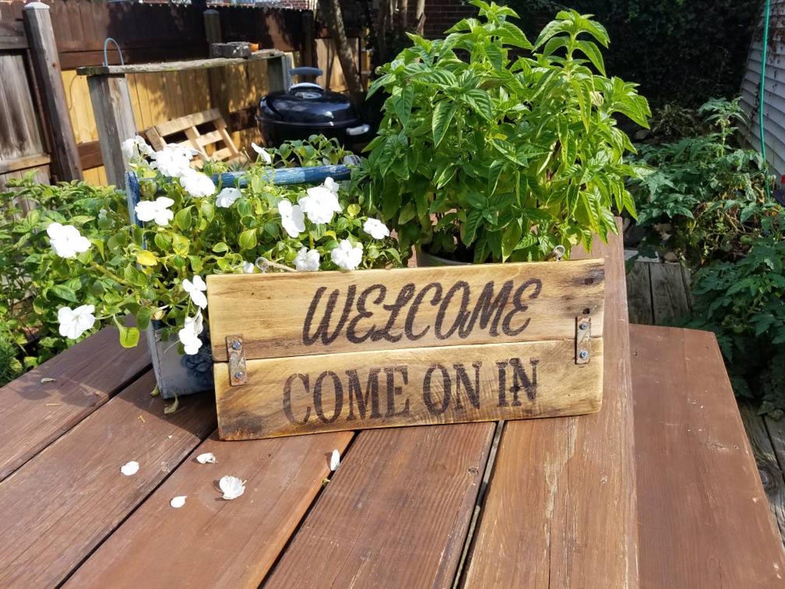 Pallet Wood Welcome Sign Door Sign Office Door Sign Porch - Etsy