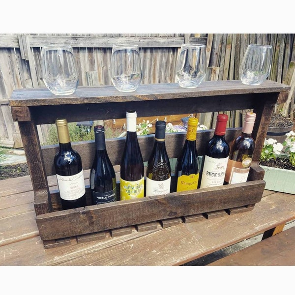 Pallet Wine Rack - Etsy