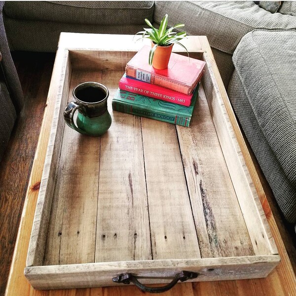Distressed Wood Tray - Etsy
