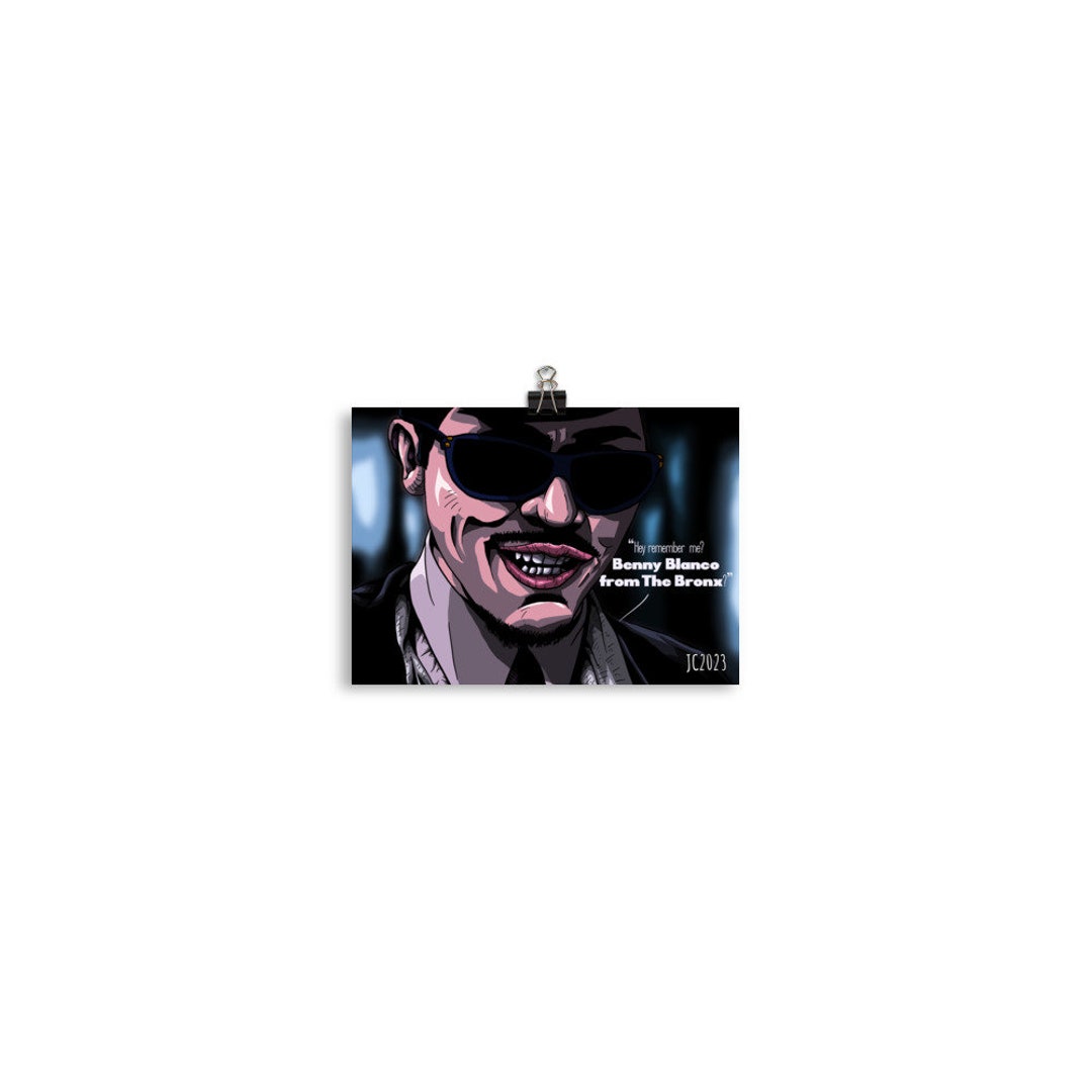 PRINTS - Carlito's Way "benny Blanco From the Bronx" Portrait (digital ...