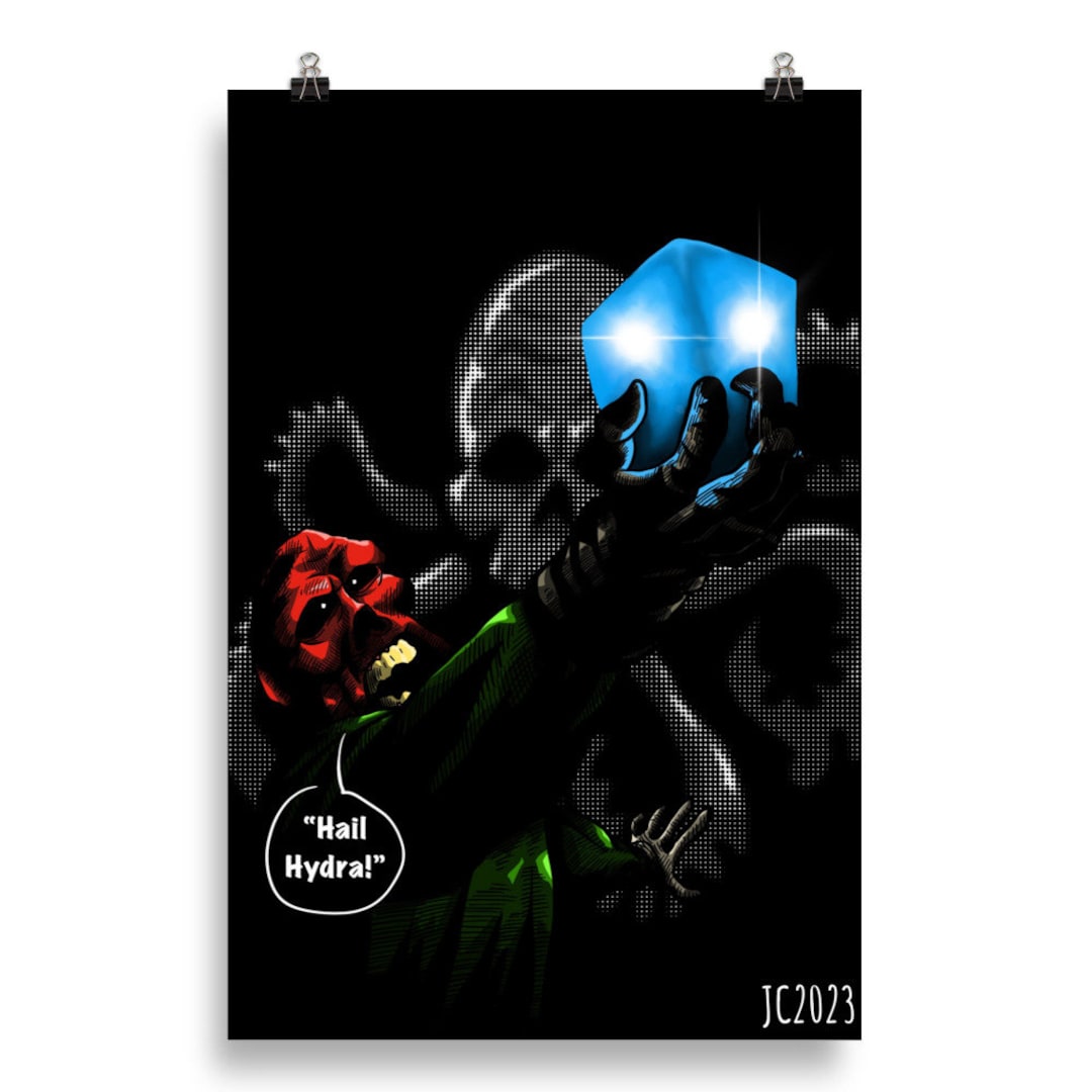 PRINTS - Red Skull Portrait (digital) - Etsy.de