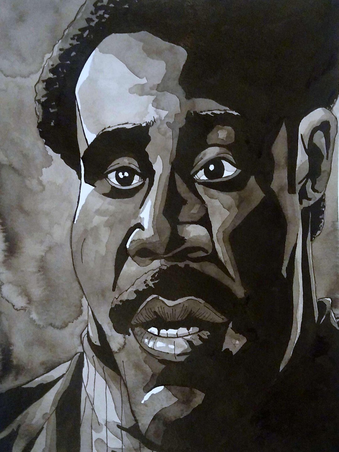 Severance "devour Feculence" Mr. Milchick Portrait (original) - Etsy