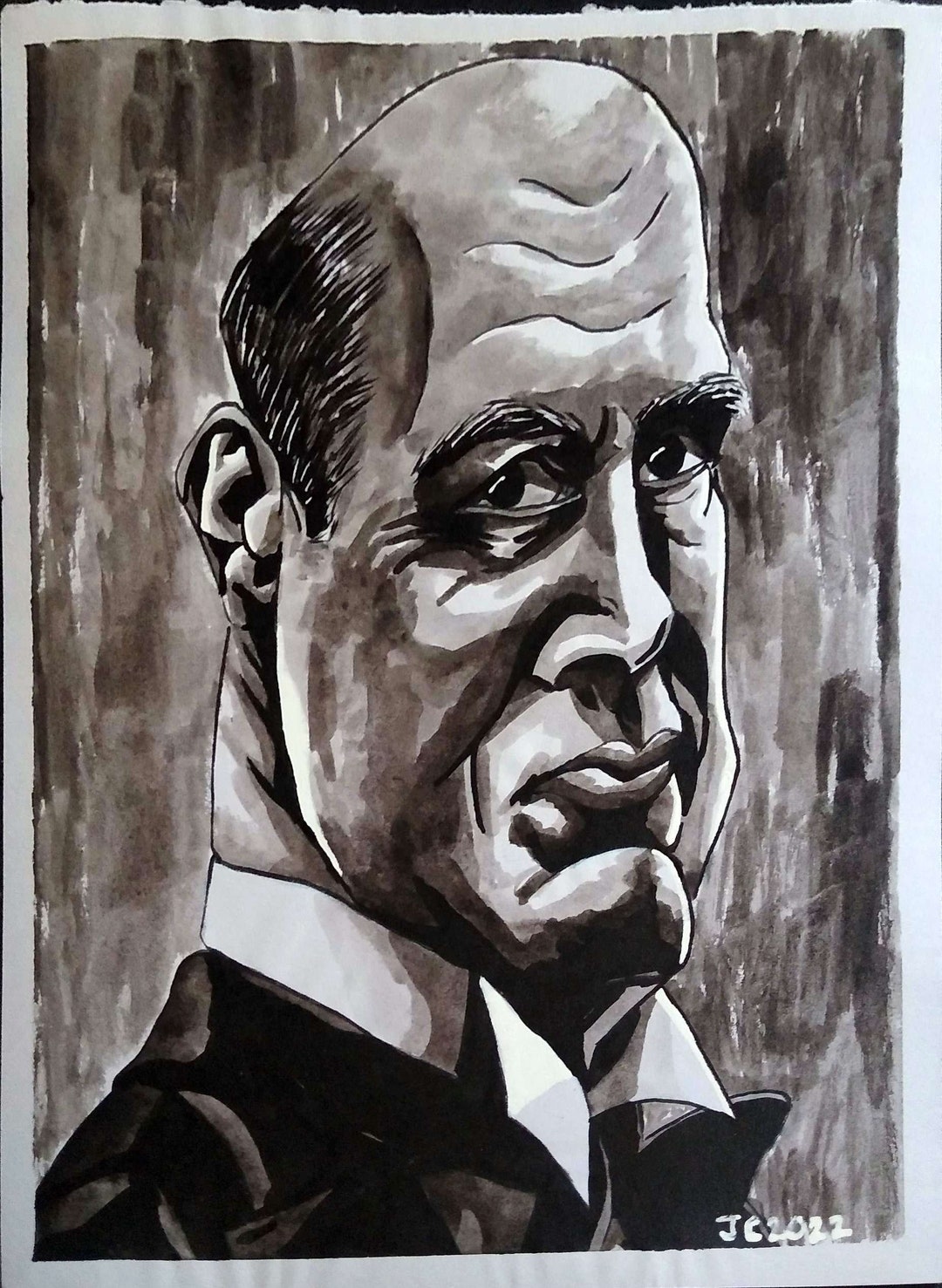 The Shining "i Corrected Them" Delbert Grady Portrait (original) - Etsy