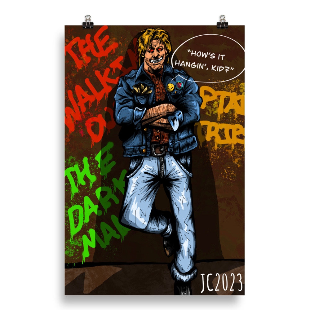 PRINTS the Stand the Walkin' Dude Randall Flagg Portrait digital - Etsy