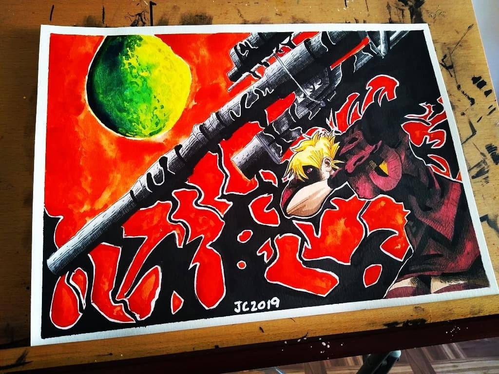 Hellsing - "moonlit Stroll" Seras Victoria Portrait (original) - Etsy