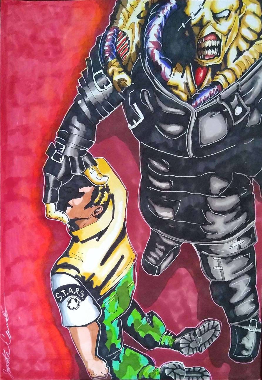 Nemesis Resident Evil Drawings