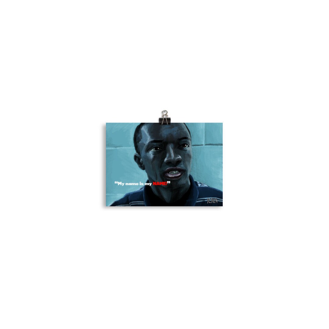 PRINTS - the Wire "my Name" Marlo Stanfield Portrait (digital) - Etsy