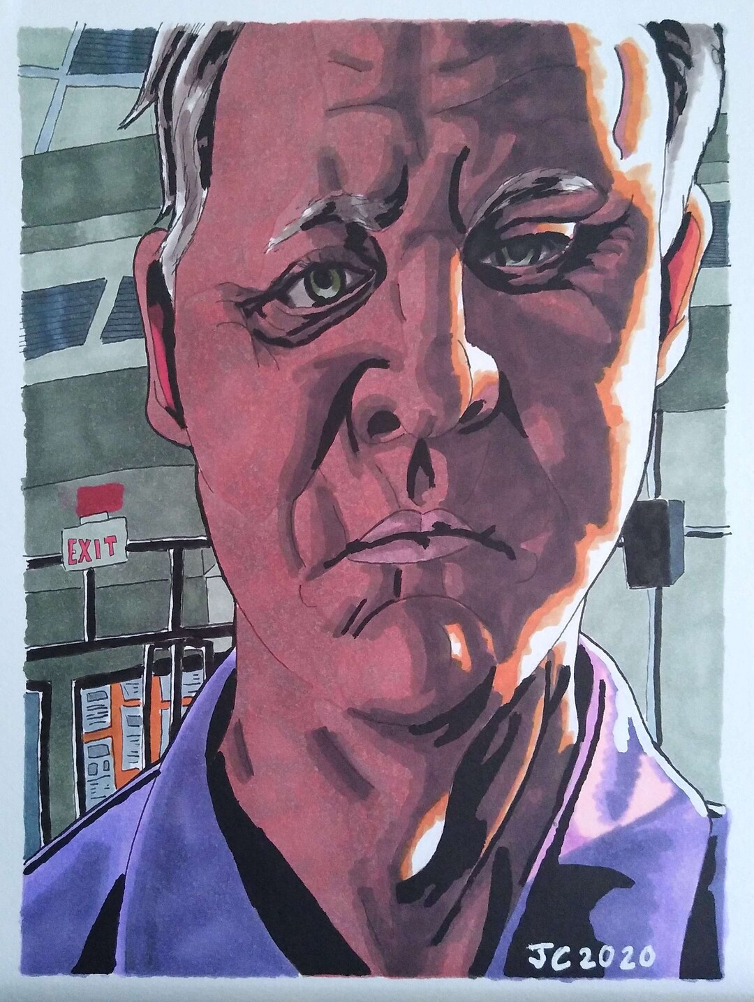 Dexter hello, Dexter Morgan Arthur Mitchell/trinity Killer Portrait ...