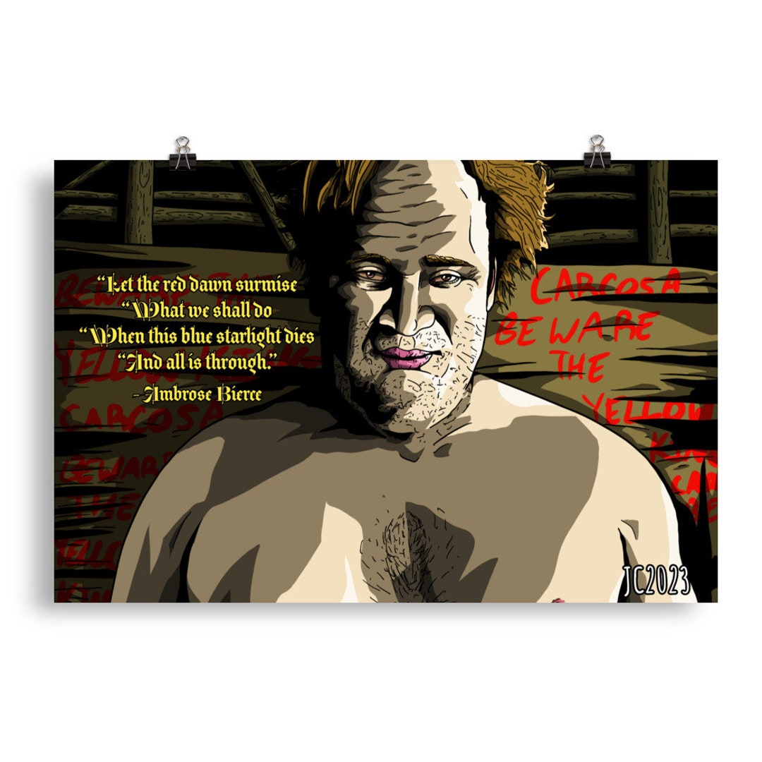 PRINTS - True Detective "the Yellow King" Errol Childress Portrait ...