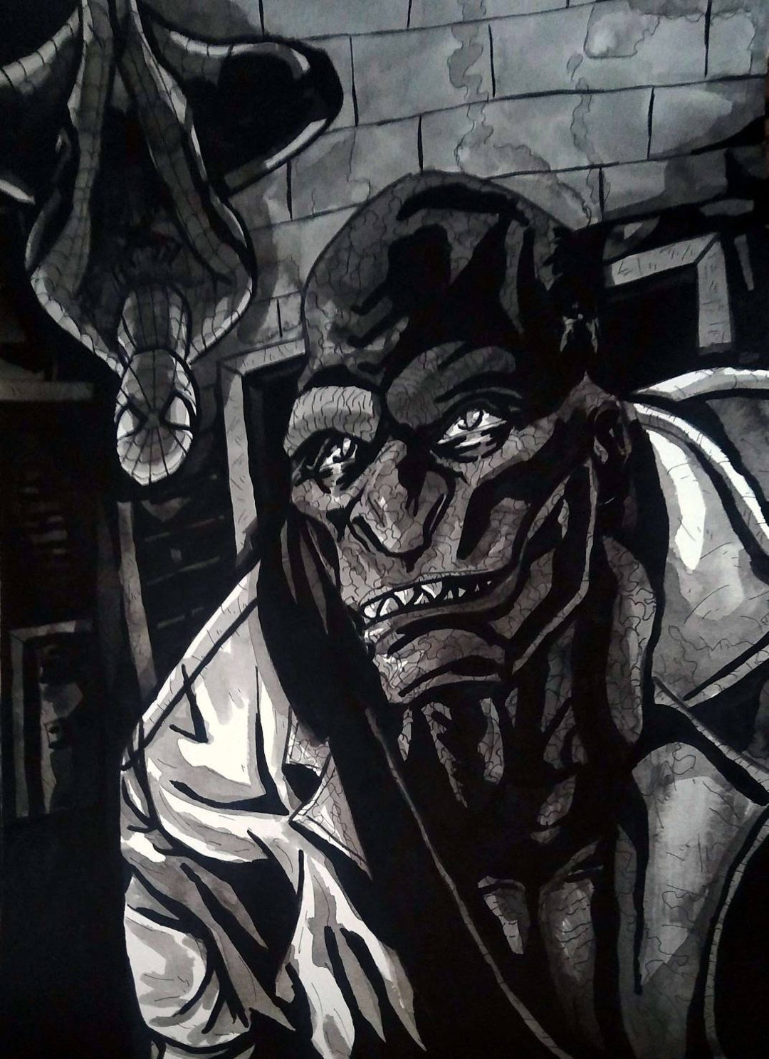 TASM "along Came A Lizard" Portrait (original) - Etsy