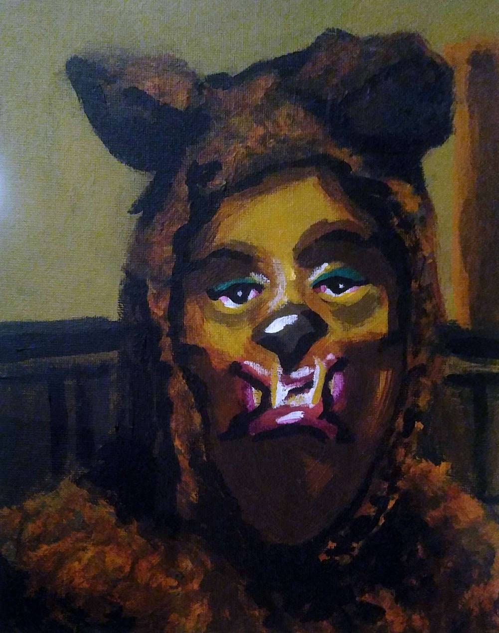 The Shining "roger the Dog Man" Portrait (original) - Etsy