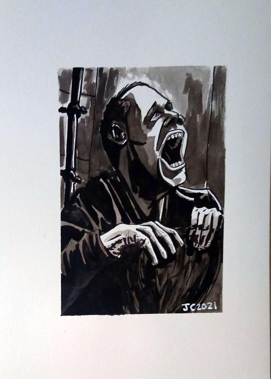 Trainspotting "worst Toilet in Scotland" Mark Renton Portrait (original ...