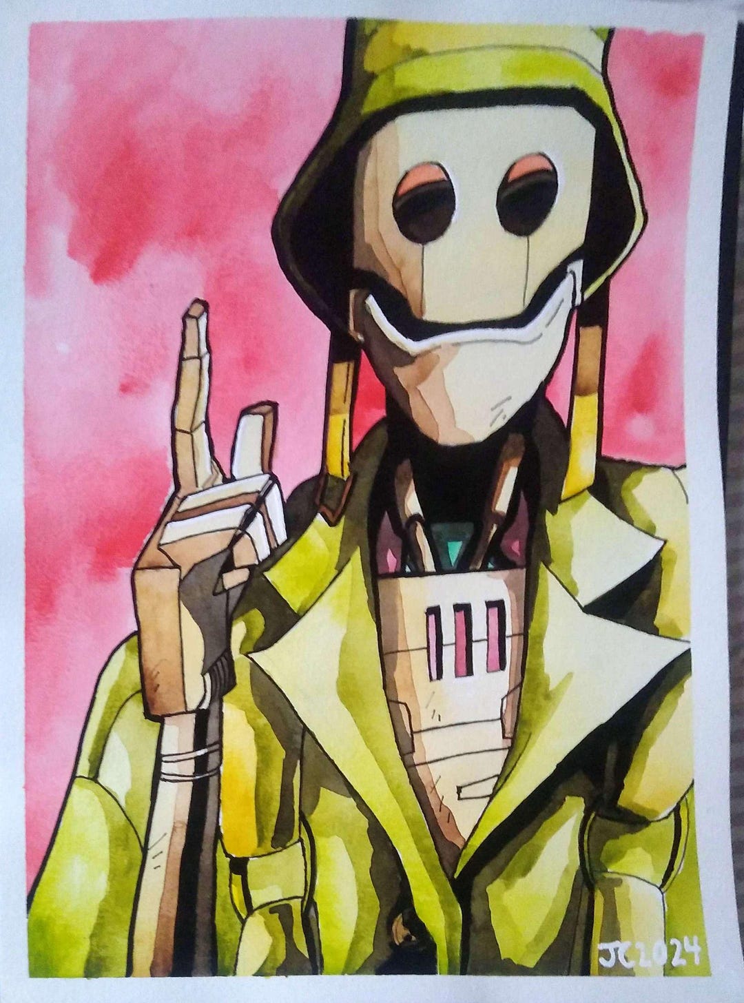Creature Commandos "purpose" G. I. Robot Portrait (original) - Etsy