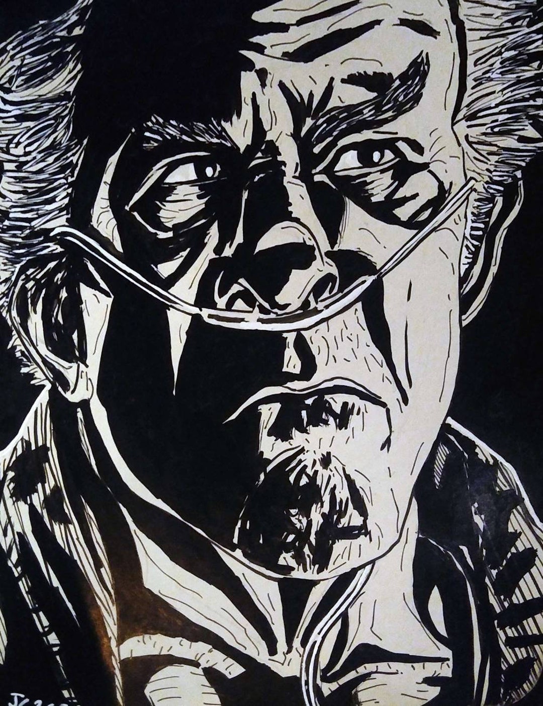 Breaking Bad familia Es Todo Hector Salamanca Portrait original - Etsy
