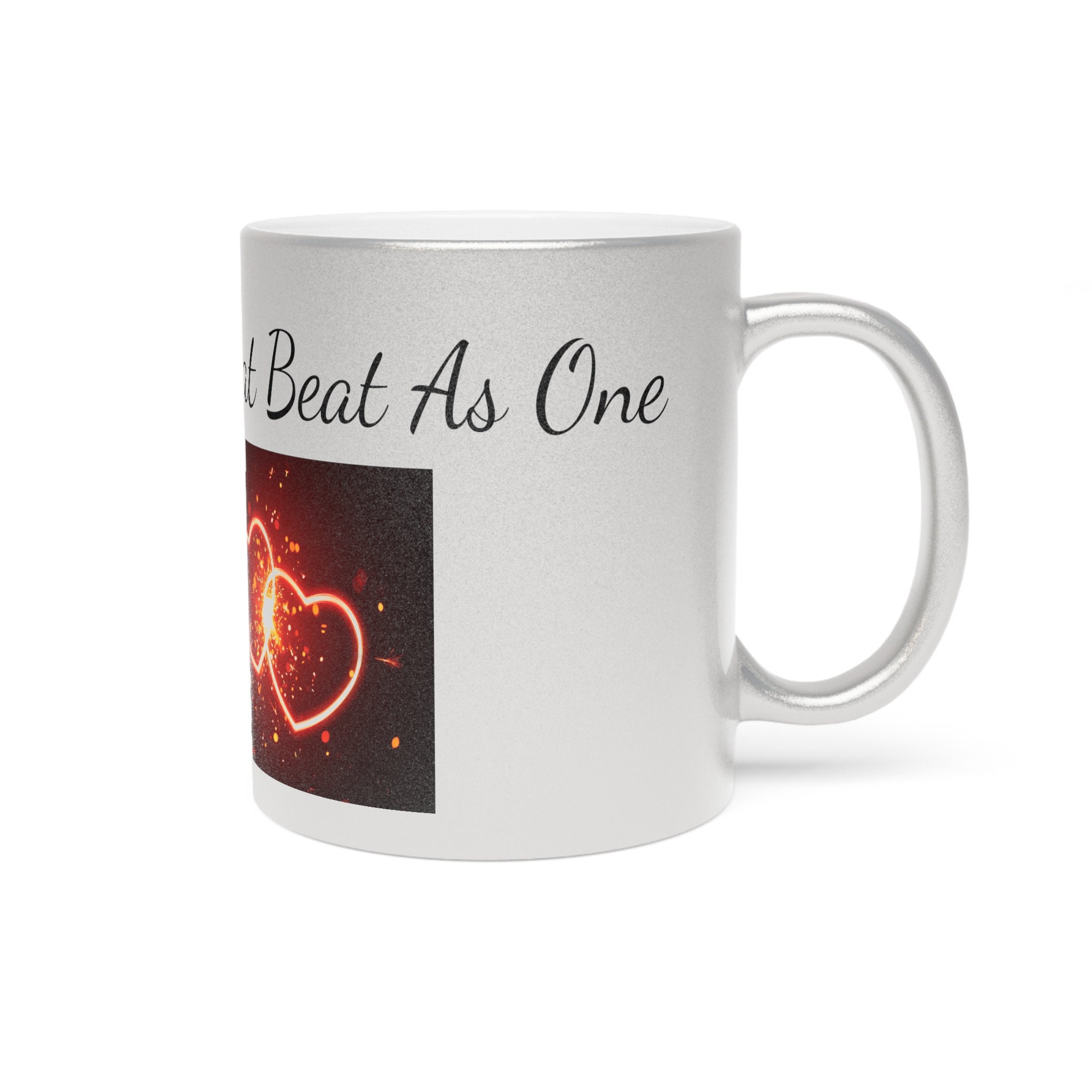 Metallic Mug silvergold - Etsy