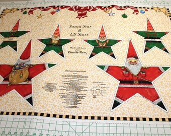 My Dear Santa Fabric - Etsy