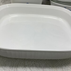 Corningware® French White Bakeware, Vintage Corning Ware, French White ...