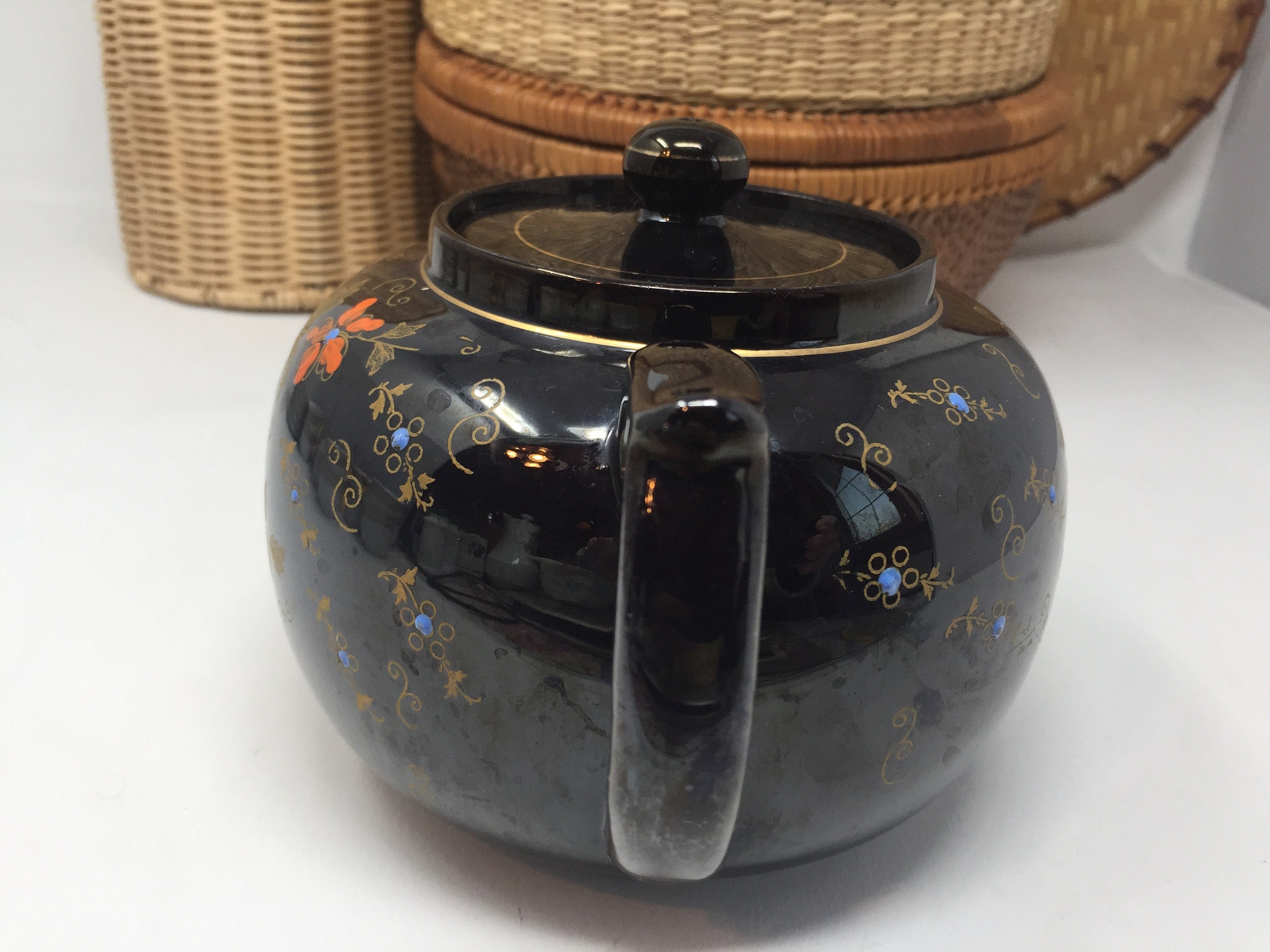 Gibsons Staffordshire Floral Teapot Tea Pot by Gibson and Sons - Etsy