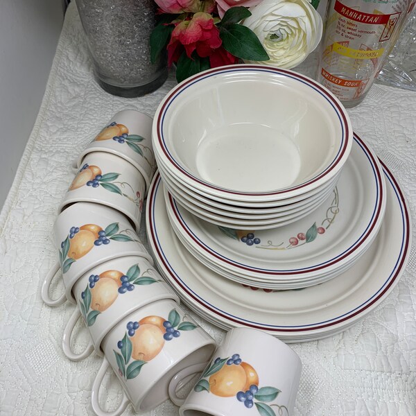 Corelle Dinnerware Set Abundance - Etsy