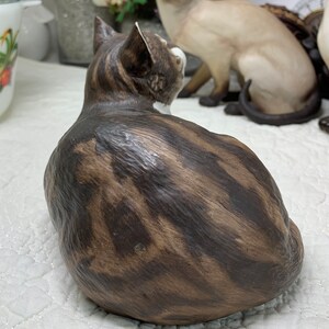 Fabulous Tabby Porcelain Cat Figurine, Limited Edition "fascination" by ...