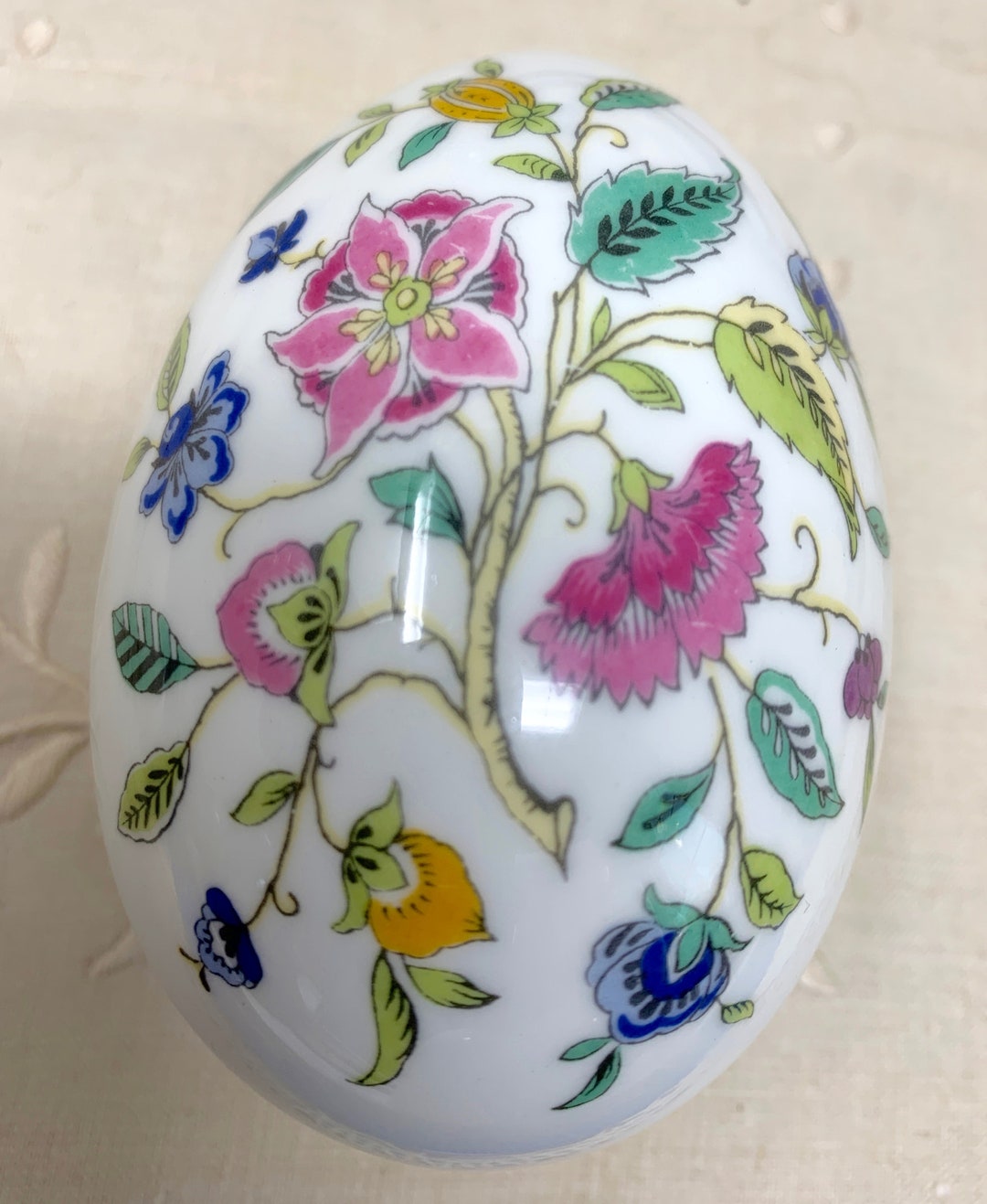 Haddon Hall Floral Bone China by Minton England, Floral Bone China Egg ...