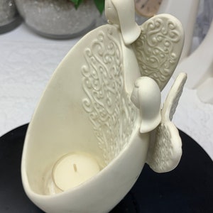 Partylite Ceramic Angels, Angel Tealight Holder, Partylite Tealight ...