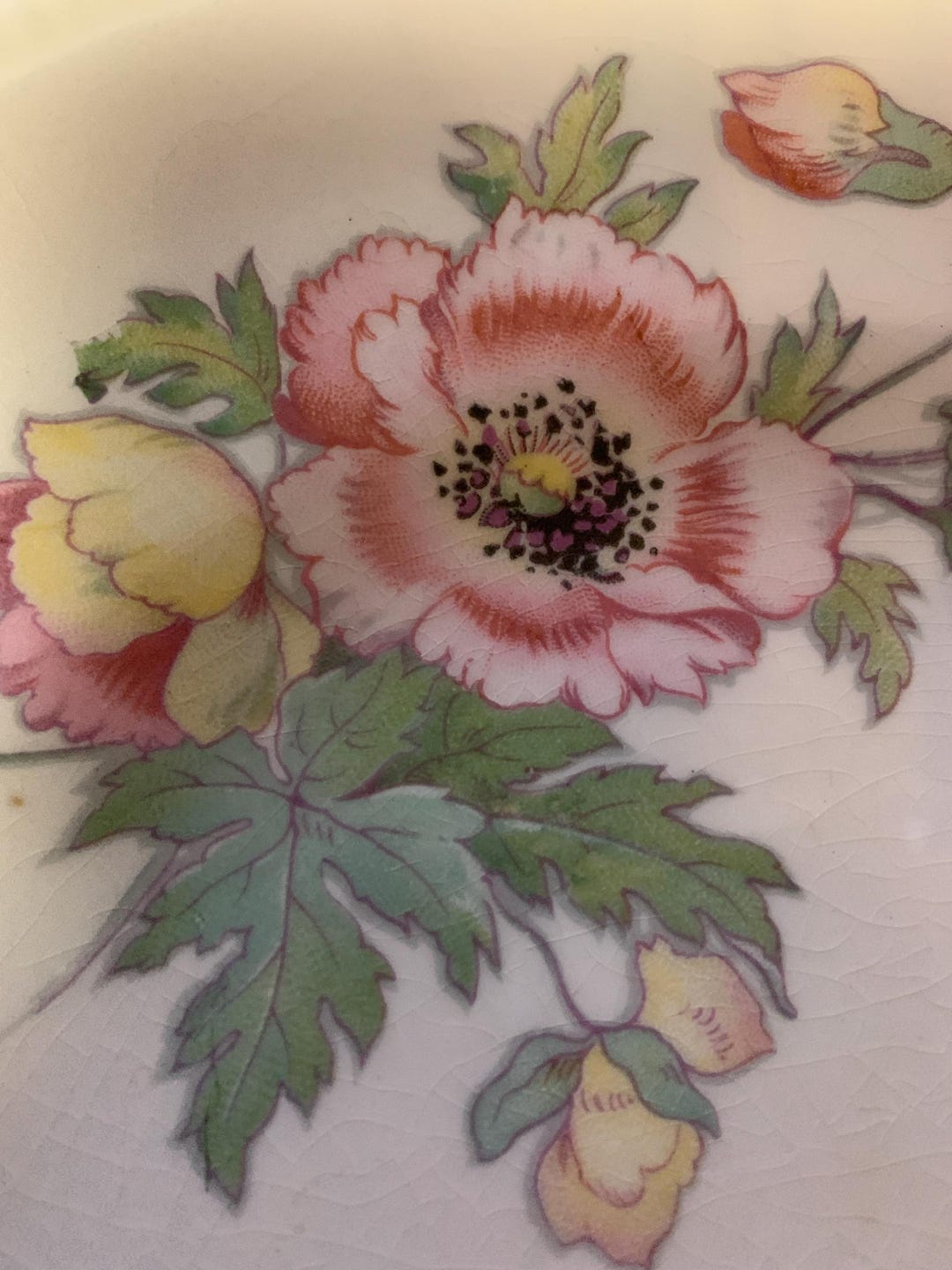 RARE Caresse by Sovereign Potters Canada, Six 3 Piece Settings, Shabby ...