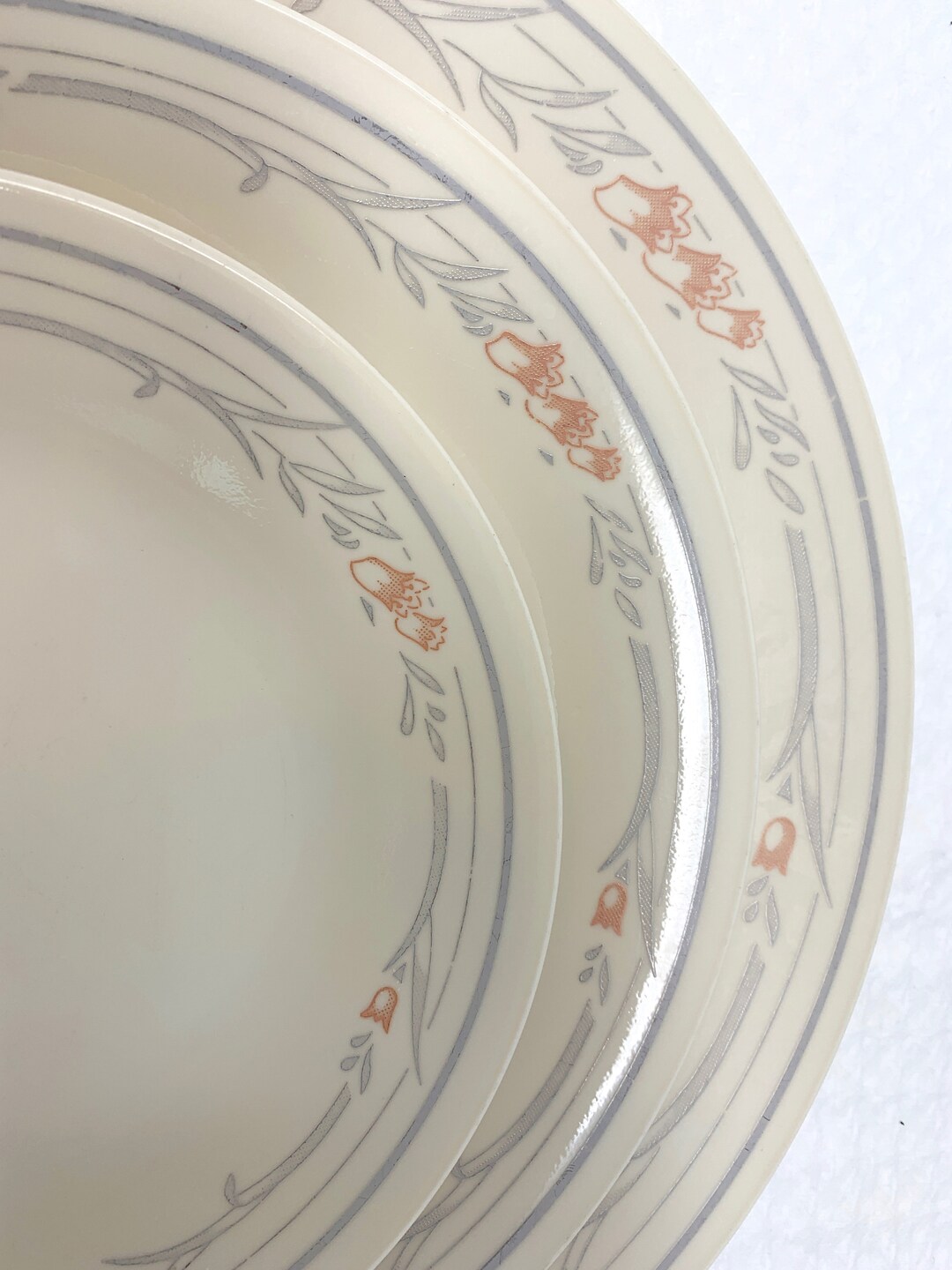 Rose Corelle by Corning Plates Discontinued, Produced 1986 to 1994 ...