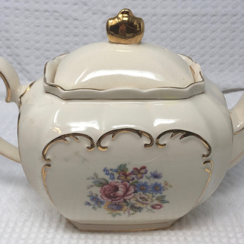 Embossed Teapot - Etsy