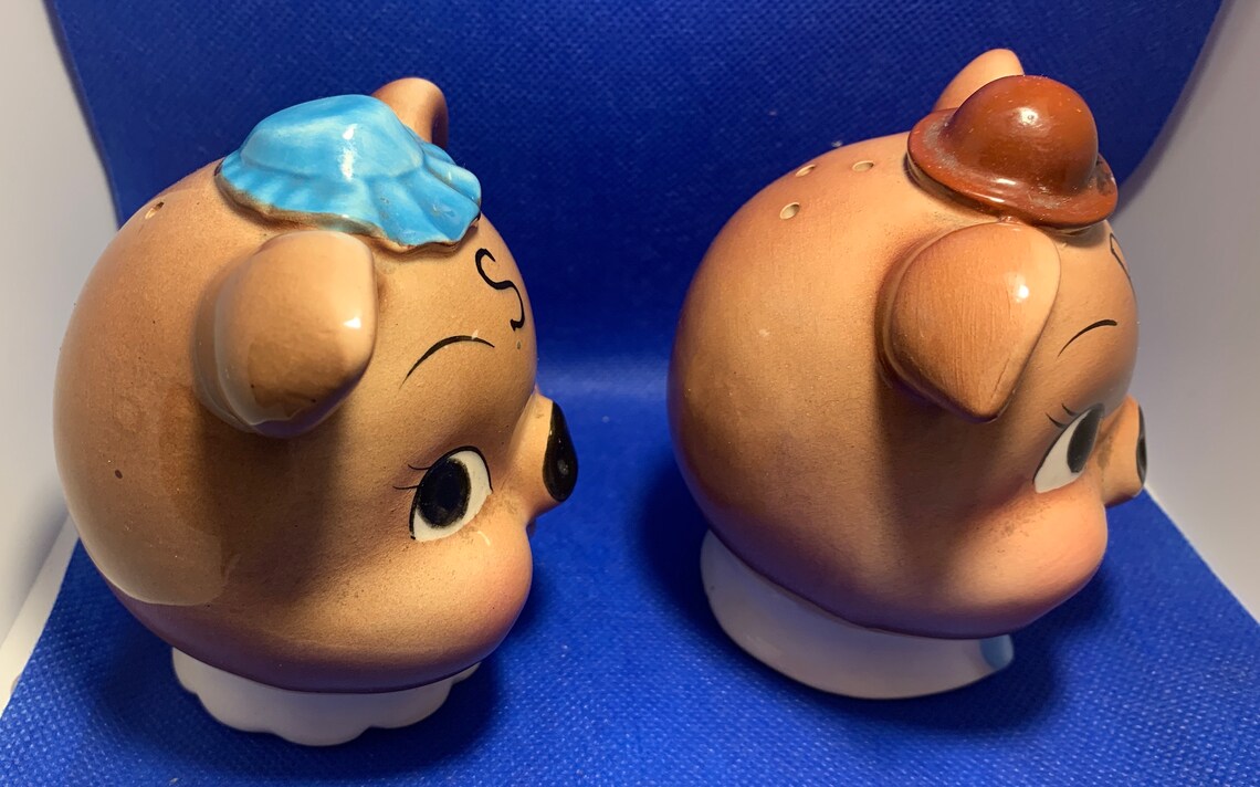 Napco Japan Anthropomorphic Pig Salt & Pepper Shakers - Etsy Canada